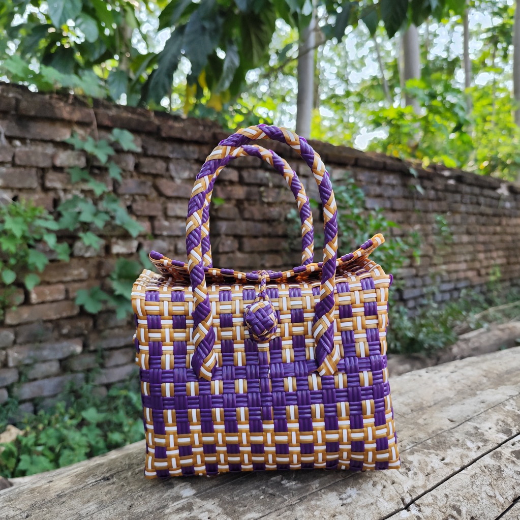 Jual Tas Anyam Jali Mini Muat 1-2 Kg Ukuran 20x10 Tinggi 16 Tutum Viral ...