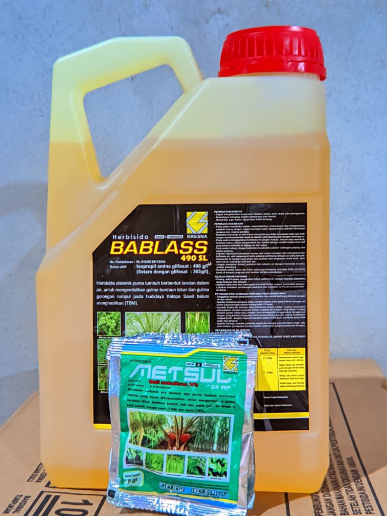 Jual HERBISIDA BABLASS 490 SL (4 LITER) - RACUN RUMPUT SISTEMIK GRATIS ...