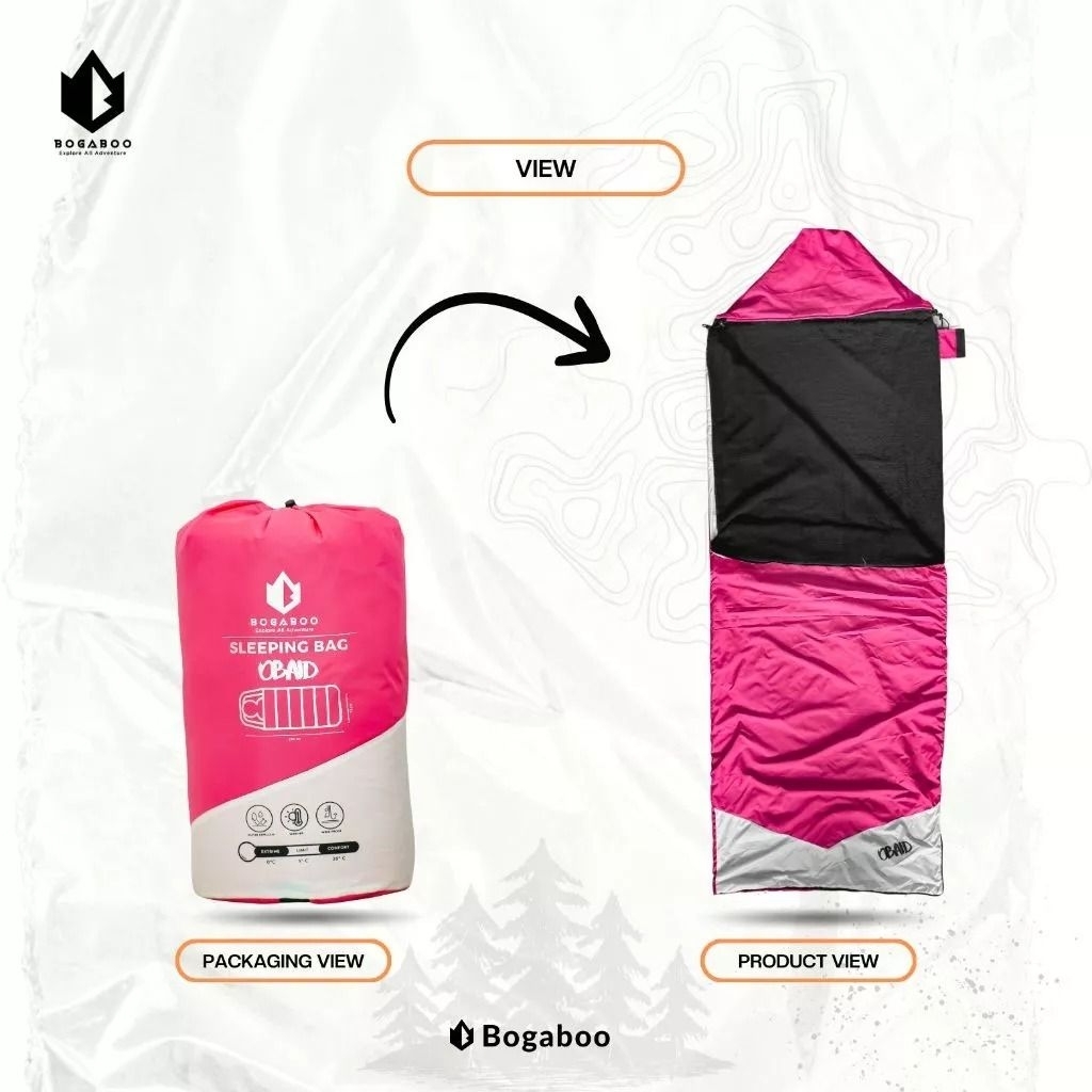 Jual Sleeping Bag BOGABOO Obaid Series- SB extra Hangat Tahan Suhu Dingin - Kantong tidur ...