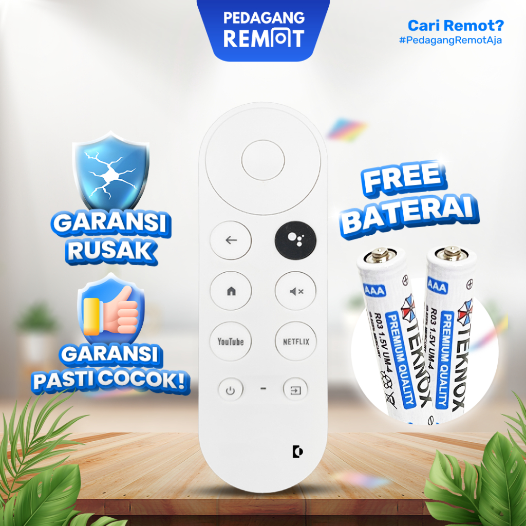 Jual Remote Google Chromecast 4K TV Support Voice Command Bluetooth ...