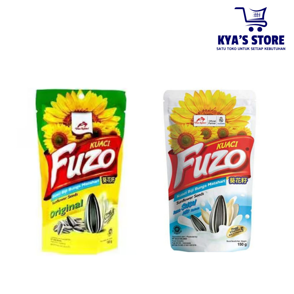 Jual Kuaci Fuzo Rasa Original dan Susu 140g | Shopee Indonesia
