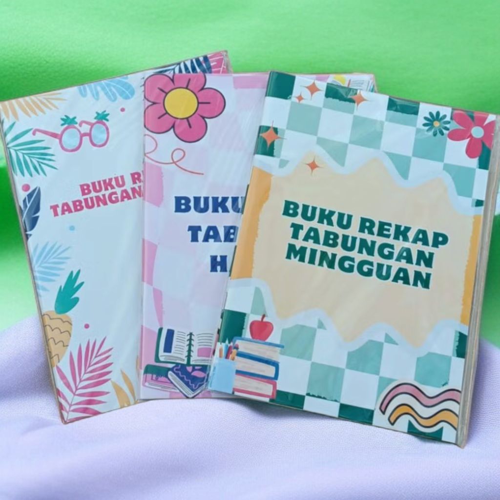 Jual Buku Rekap Tabungan Harian / Bulanan / Mingguan | Shopee Indonesia