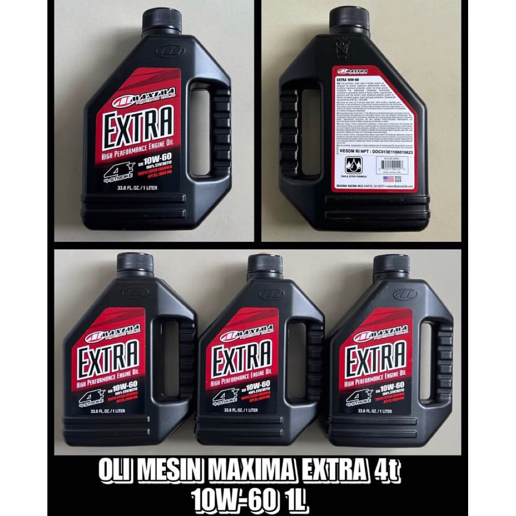 Jual oli mesin maxima extra 4t 10w-60 1L | Shopee Indonesia