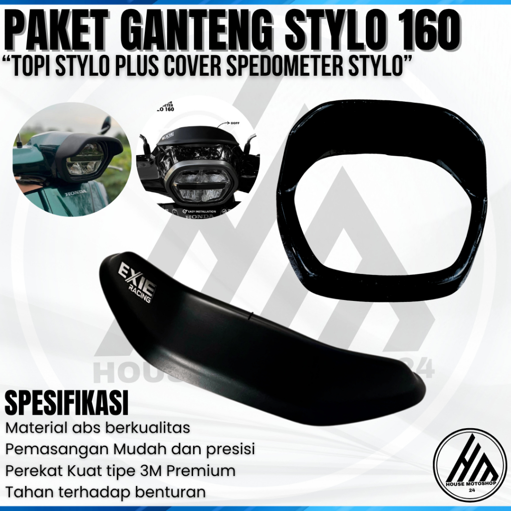 Jual Cap Honda Stylo 160 Petlamp Garnish Cover Lampu Depan Motor ...