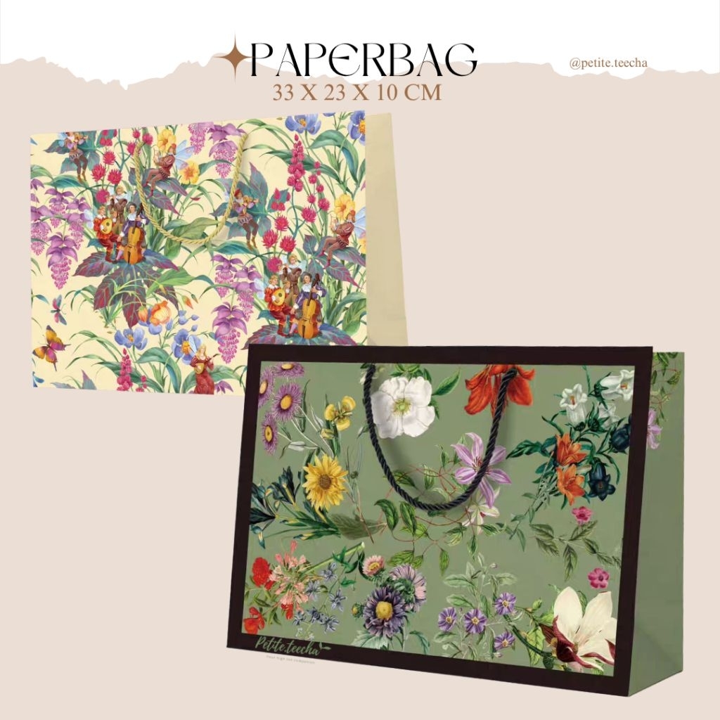 Jual Paperbag Motif G*cci/ Paper Bag Tote Bag/ Gift Box Tote Bag/ High ...