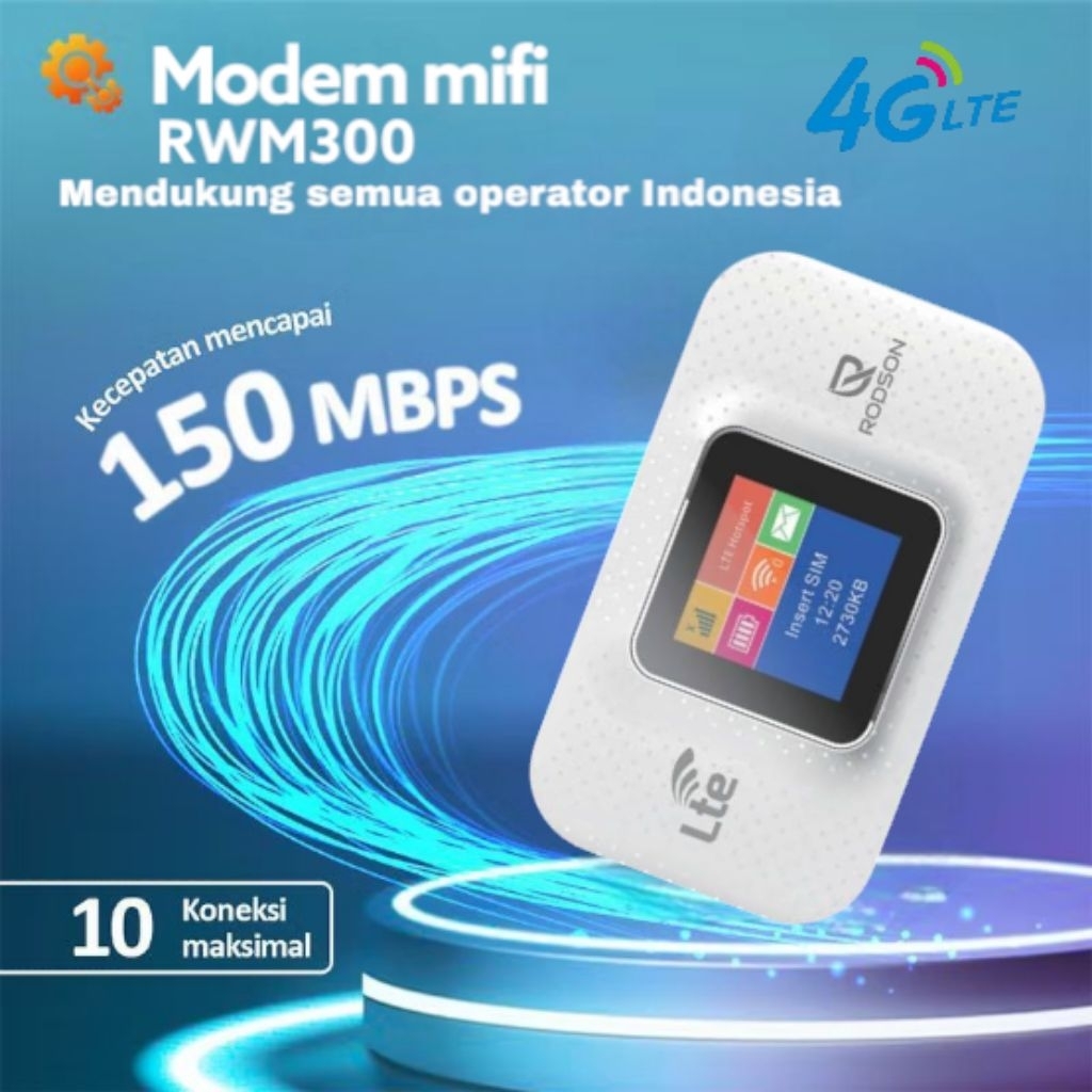 Jual Modem wifi RWM300C Unlock all operator 4GLte | Shopee Indonesia