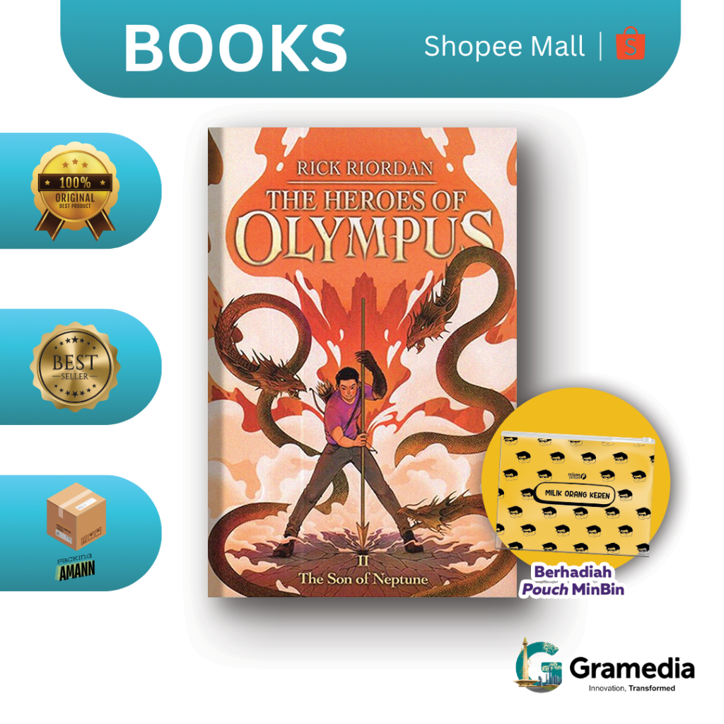 Jual Gramedia MKG - Novel The Son Of Neptune - The Heroes Of Olympus #2 ...