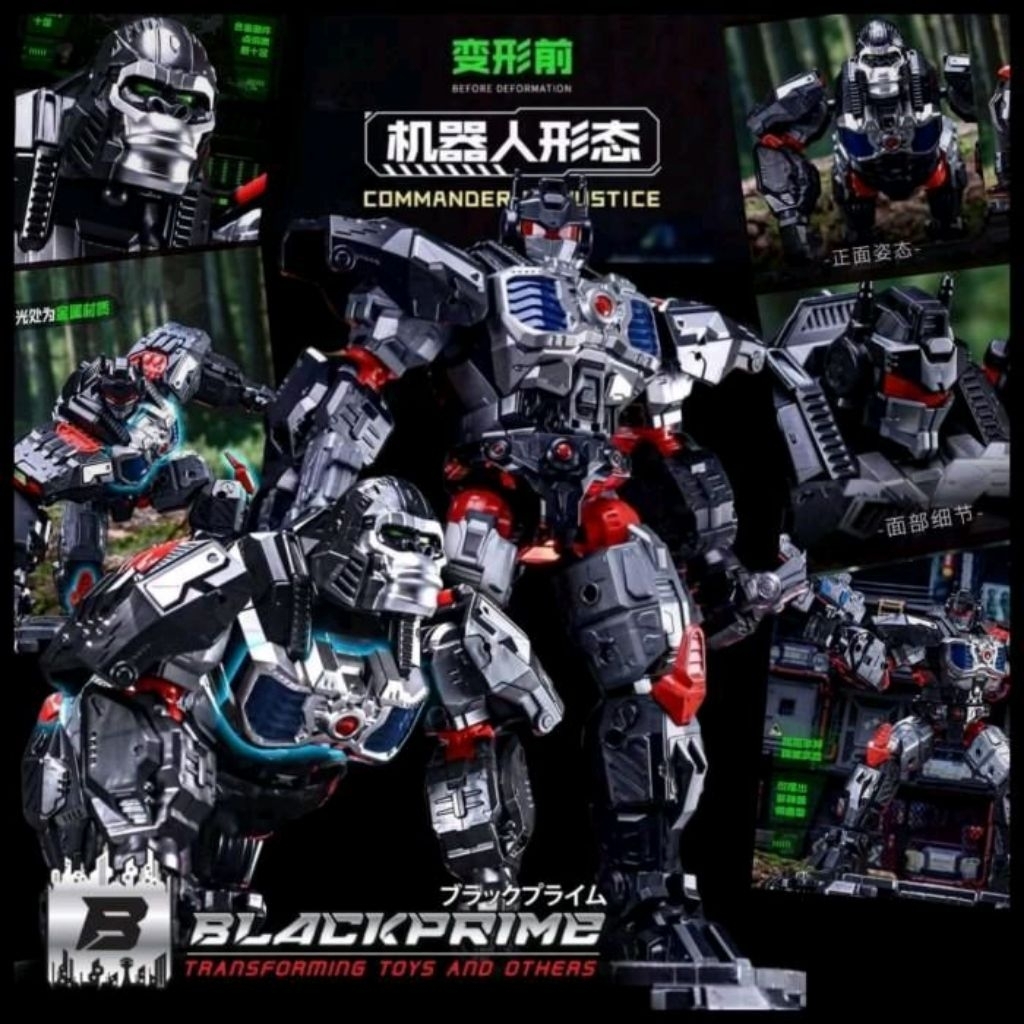Jual Lijiang commander of justice Gorilla leader optimus primal ...