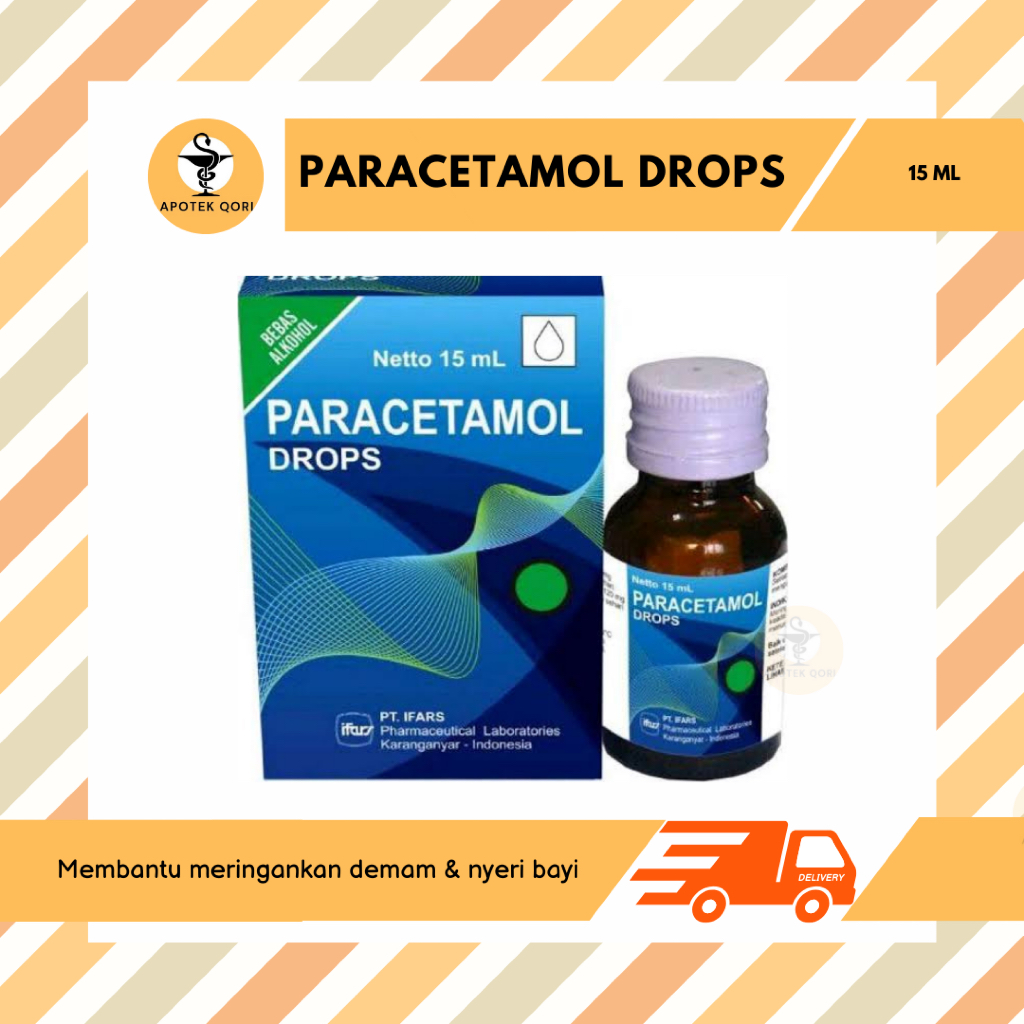 Jual PARACETAMOL DROPS 15 ML IFARS / MERINGANKAN DEMAM BAYI | Shopee ...
