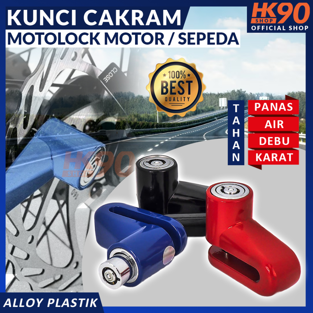 Jual Original Gembok Sepeda Motor Cakram MOTOLOCK Disk Brake Lock ...