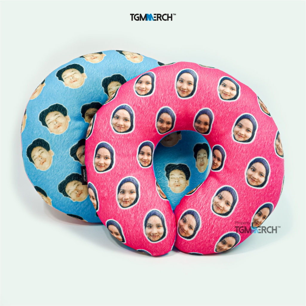 Jual TGM MERCH - Cetak Custom Bantal Leher Pattern Wajah | Shopee Indonesia