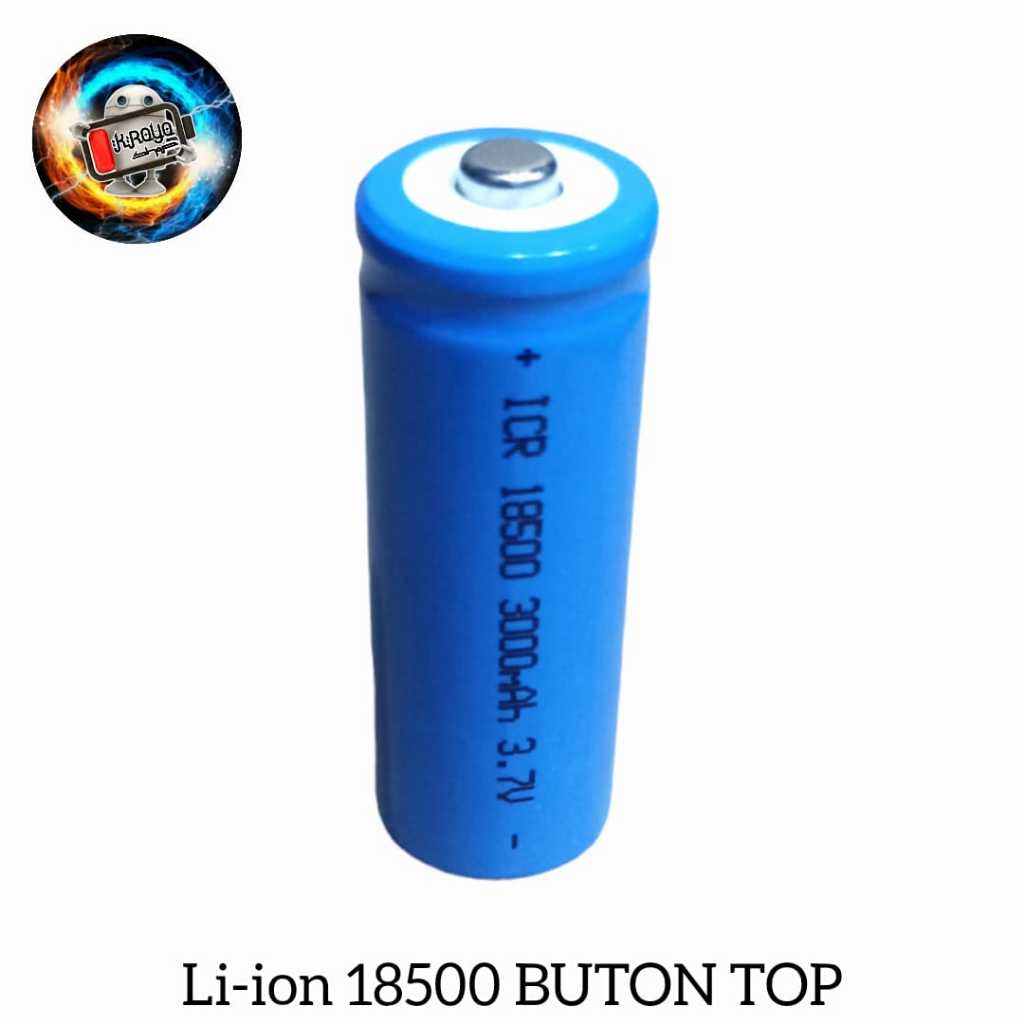 Jual Baterai Charger / Baterai Cas Tipe Li-ion 18500 BUTONTOP / PLUS ...