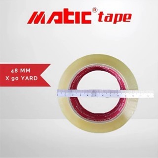 Jual Lakban Bening/Lakban Transparan Isolasi Bening Matic 2 inch Tape ...