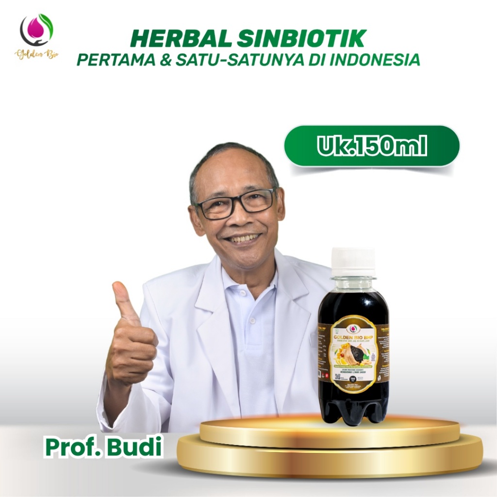 Jual Golden Bio BHP Herbal Sinbiotik, Ahli Herbal Darah - Ukuran 150ml ...