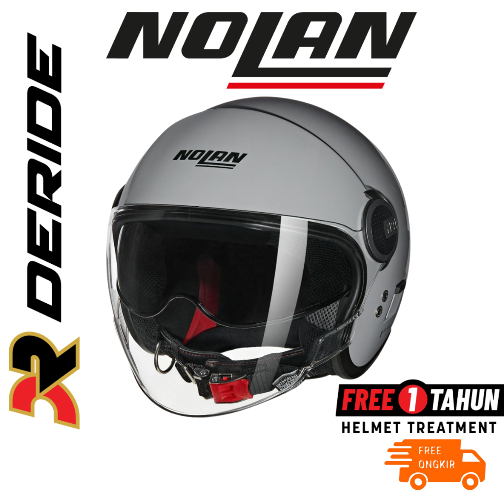 Jual Helm Nolan N21 Visor Classico 303 Grigio Half Face Mini Jet Retro ...