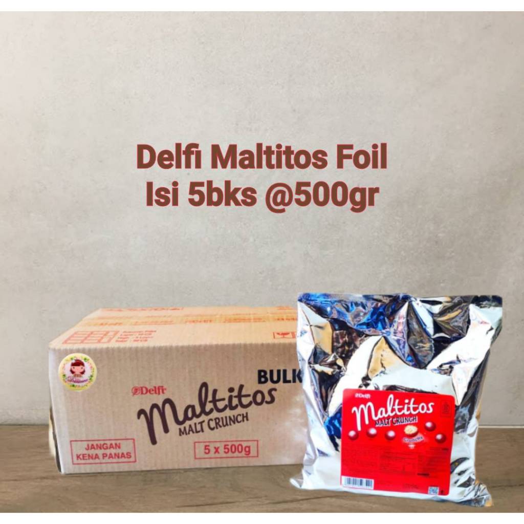 Jual Delfi maltitos 500 gr kemasan foil bulky sekarton isi 5bks ( ds ...