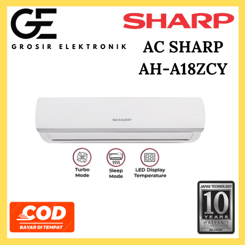 Jual AC STANDAR SHARP 2 PK AH-A18ZCY MADE IN CHINA | Shopee Indonesia