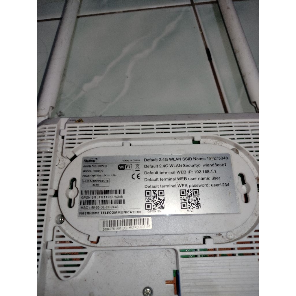 Jual router gpon fiberhome hg6243c | Shopee Indonesia
