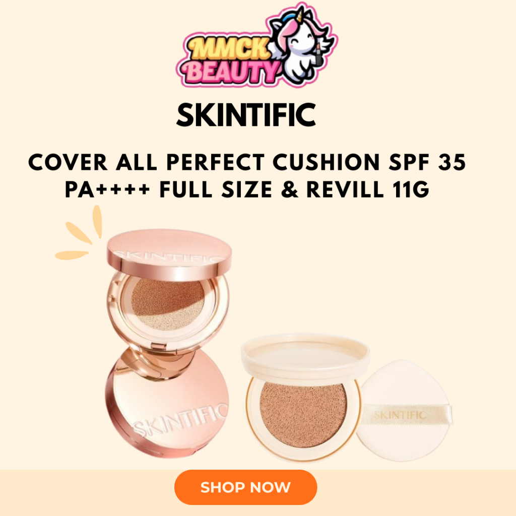 Jual Skintific Cover All Perfect Cushion SPF 35 PA++++ 11G | Shopee ...