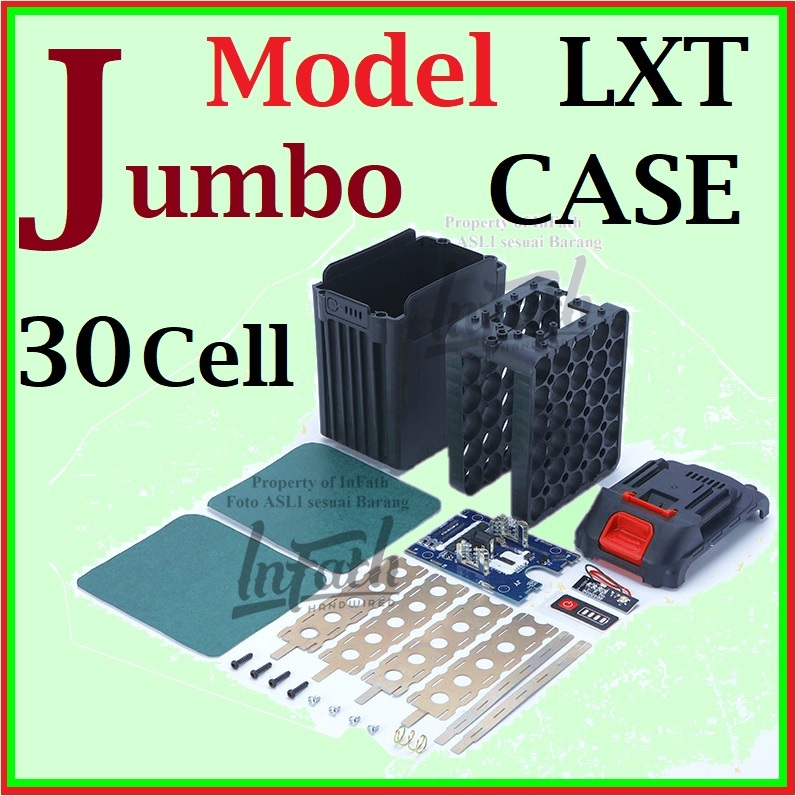 Jual JUMBO case LXT 30 CELL Baterai - InFath - Casing housing wadah ...