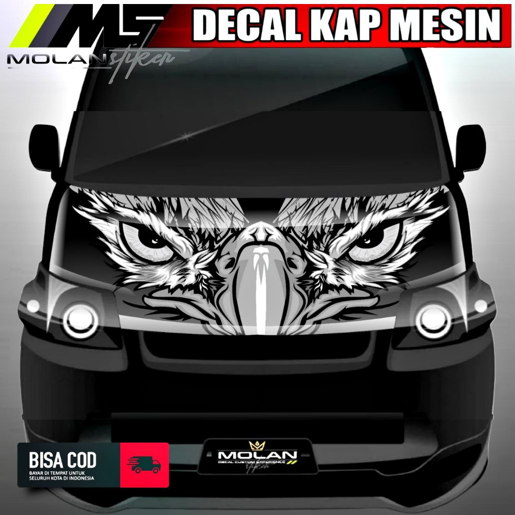 Jual Decal Sticker Striping Variasi Kap/Kabin Granmax & Luxio Decal ...