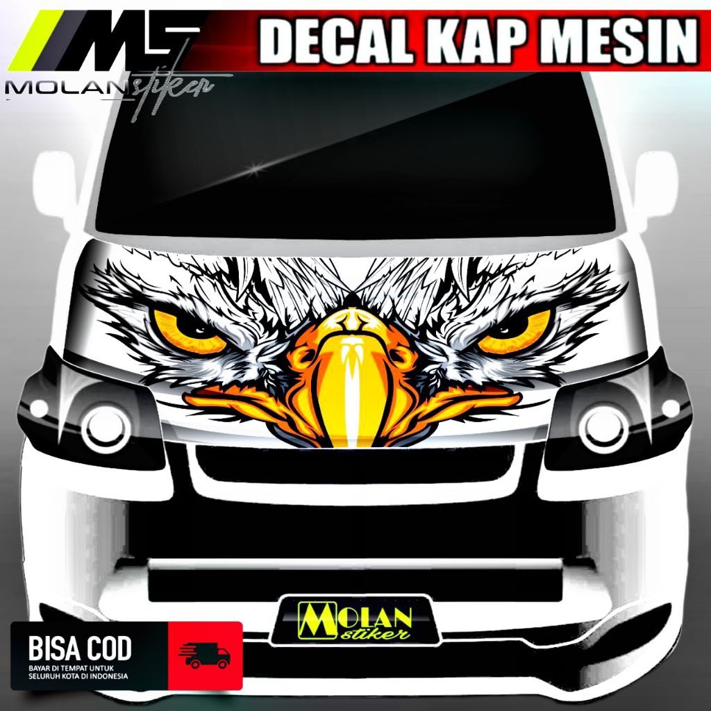 Jual Decal Sticker Striping Variasi Kap/Kabin Granmax & Luxio Decal ...