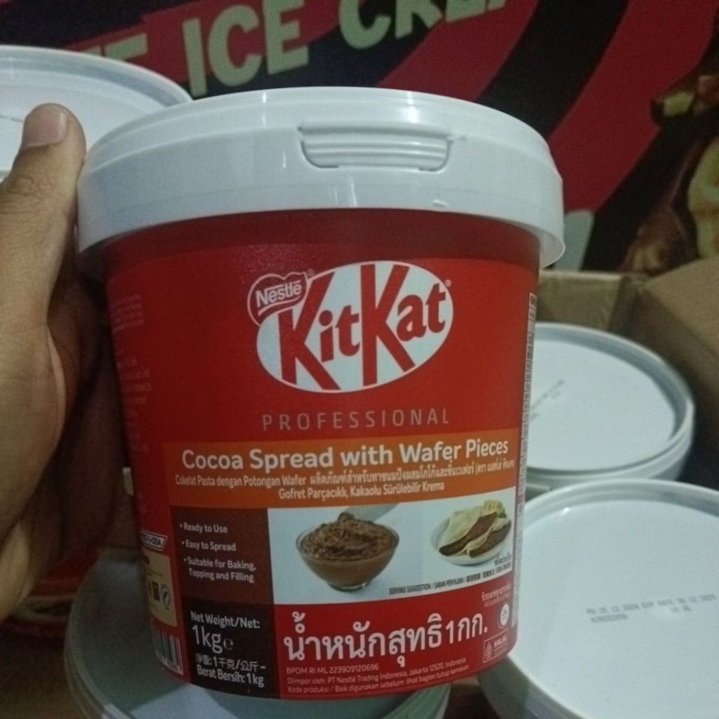 Jual Kitkat Cocoa Spread | Oles | Coklat Selai | Nestle 1Kg | Shopee ...