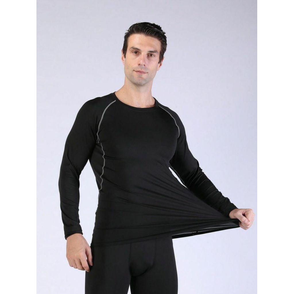 Jual BAJU OLAHRAGA FITNESS GYM BAJU KETAT PANJANG LONGSLEAVE ...