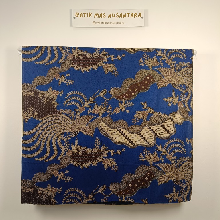 Jual Kain Batik Katun Premium motif burung Merak / phoenix dan flora ...