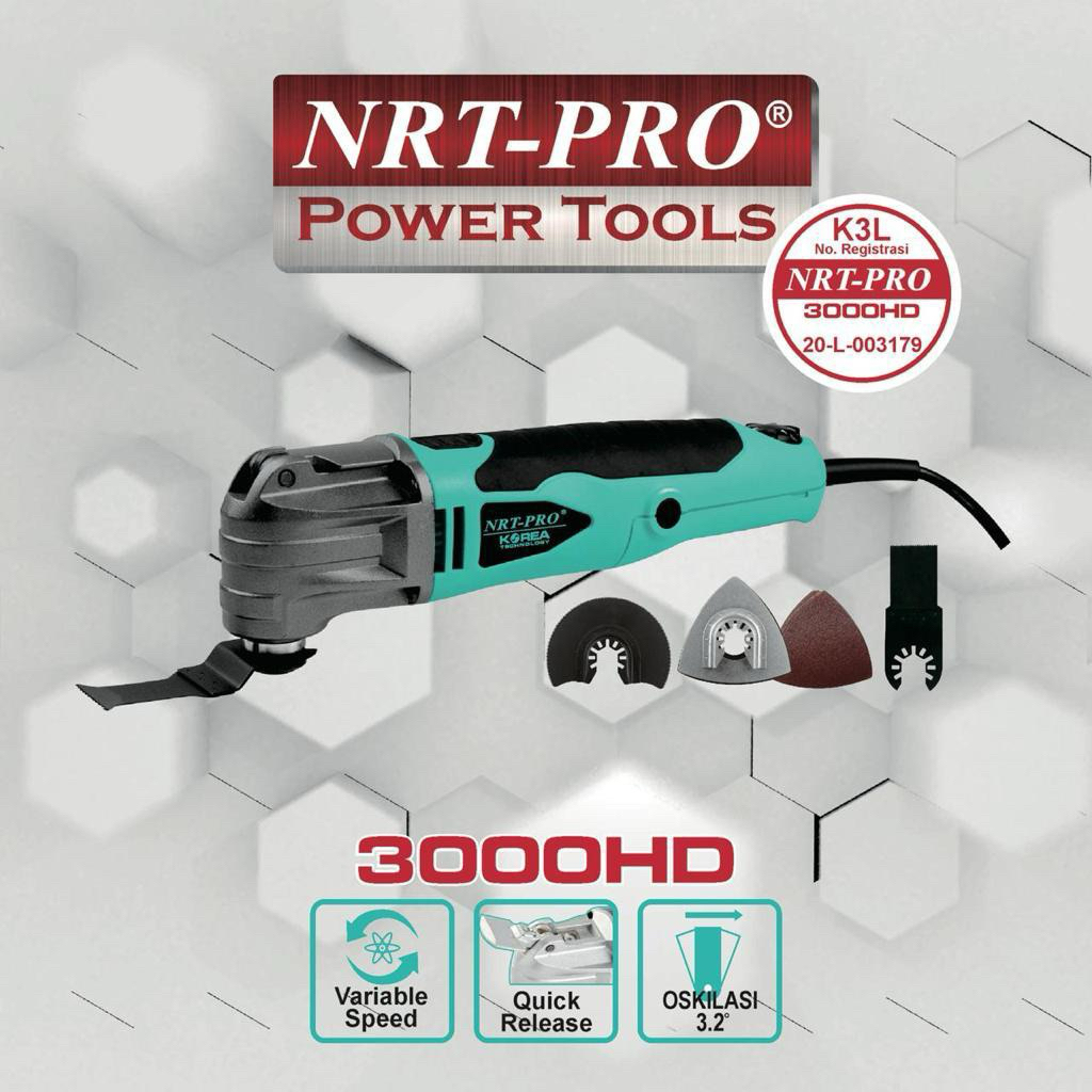 Jual NRT PRO 3000 HD Mesin Multi Cutter Gerinda Tool Set Oskilasi NRT ...