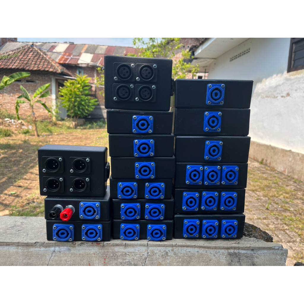Jual JUMPER SEPLITER BOX SAMBUNGAN SPEAKON SPIKON TO SPEAKON SPIKON DAN ...