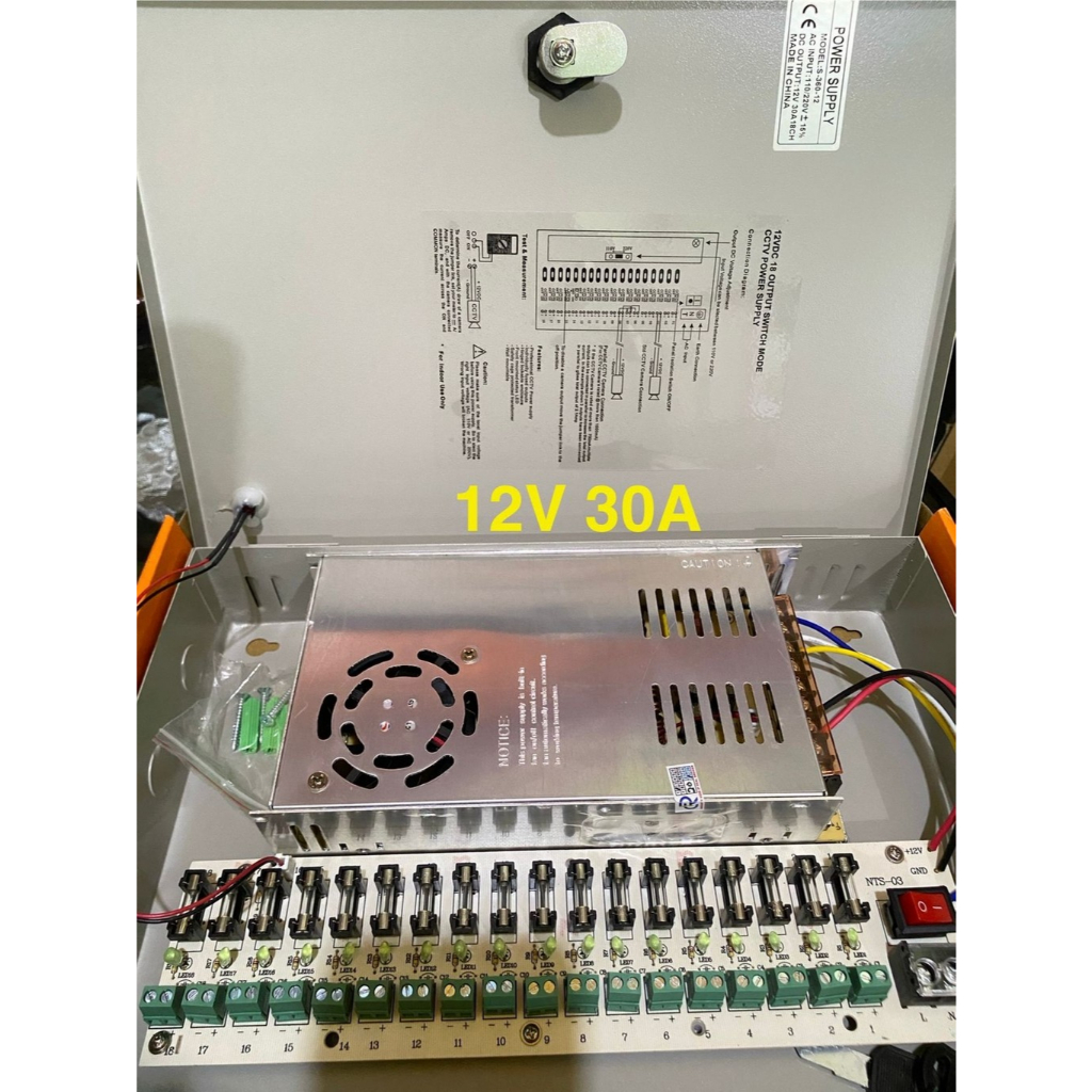Jual CCTV POWER SUPPLY BOX 12V 30A | Shopee Indonesia