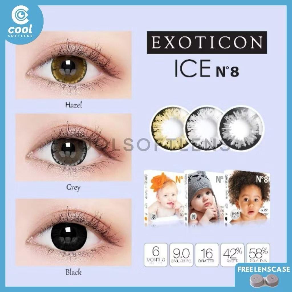 Jual Softlens X2 ICE N8 16 MM Normal & Minus (-0,50 S/D -10,00) By ...