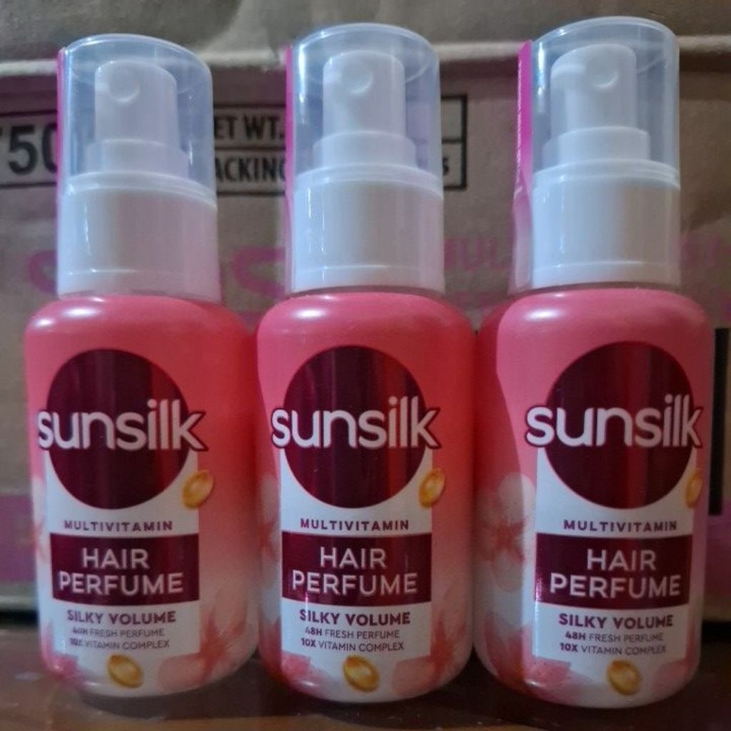 Jual Sunsilk Vitamin Hair Mist Parfum Rambut SILKY VOLUME 50 ML | Shopee Indonesia