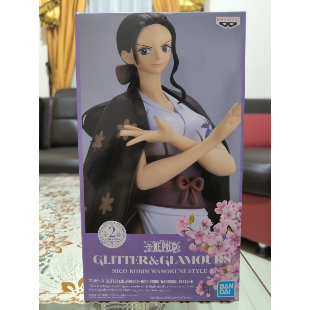 Jual Nico Robin Wanokuni Style Glitter And Glamour Original Figure ...