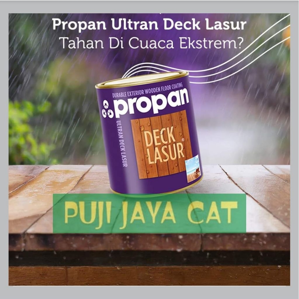 Jual ULTRAN DECK LASUR EDL-601 NATURAL SATIN 1L Propan cat kayu ...