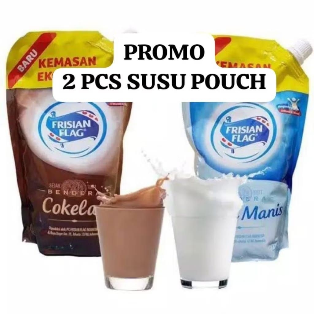 Jual PROMO 2 PCS SUSU FRISIAN FLAG Kental Manis / susu Pouch refiil 545 ...