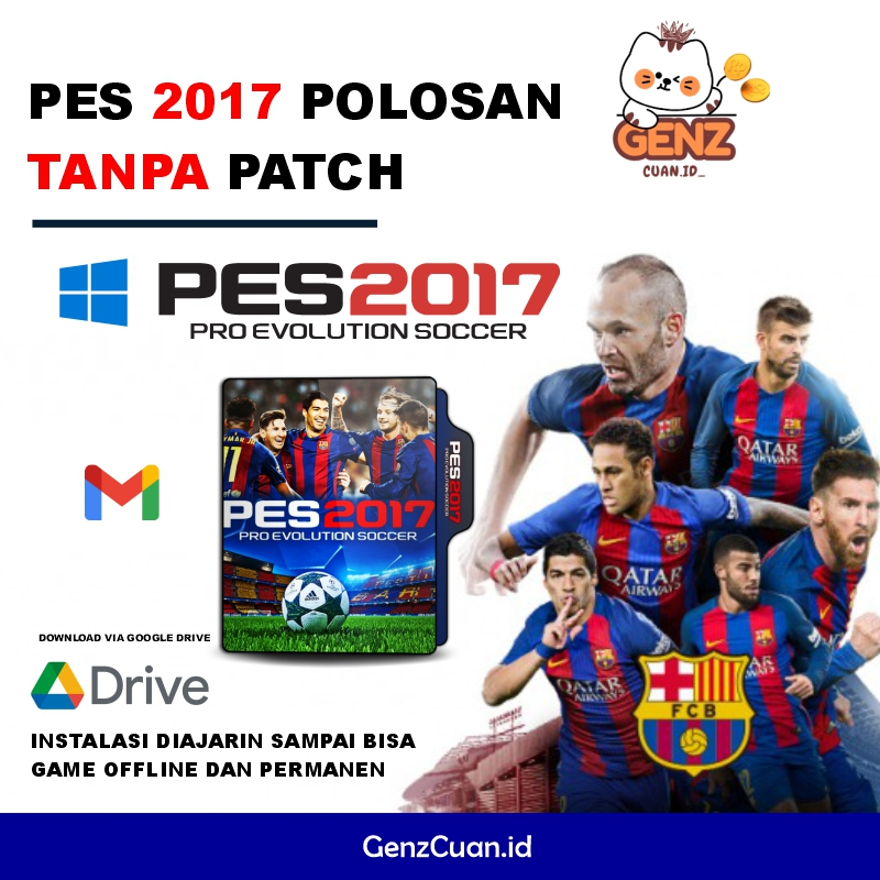 Jual PES 2017 ORIGINAL - POLOSAN TANPA PATCH | GAME PC | Shopee Indonesia