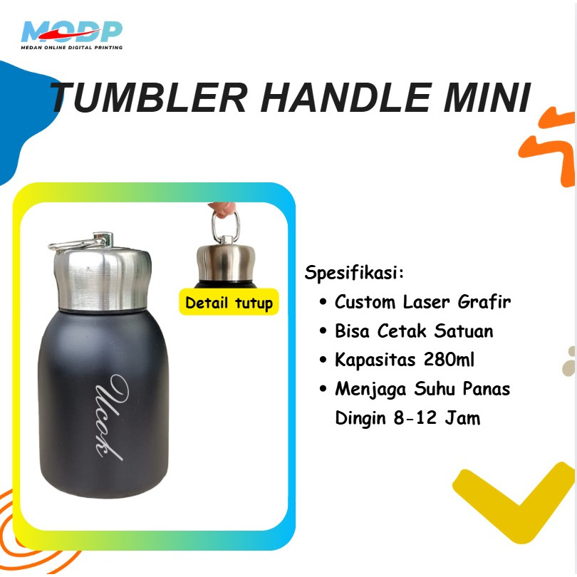 Jual Tumbler Mini Custom Cetak Laser Grafir 300ml - Botol Minum ...