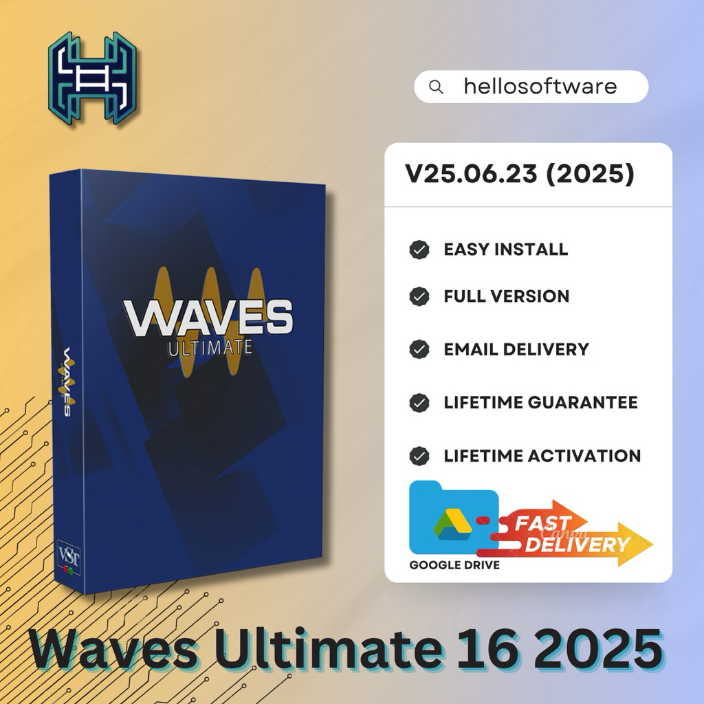 Jual (WIN/MAC) Waves Ultimate 16 2025 v25.06.23 Full Version (Versi Terbaru) | Shopee Indonesia