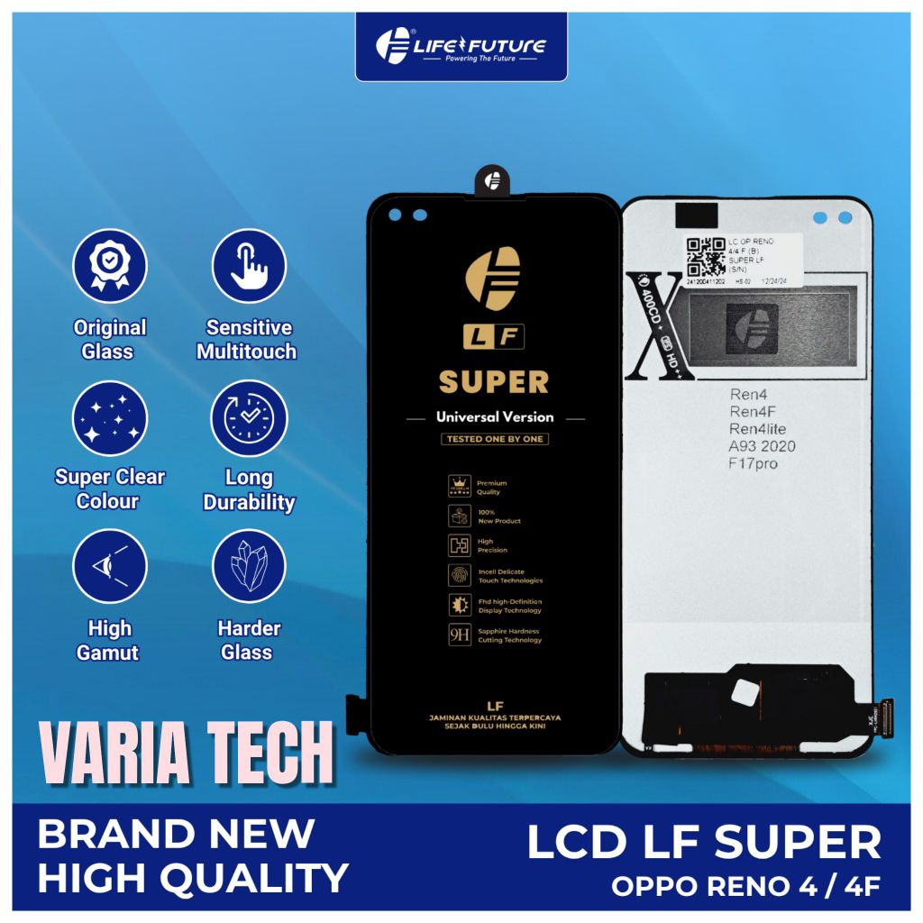 Jual LCD TOUCHSCREEN OPPO F17 PRO/A93/RENO 4/4F/4 LITE FULLSET | Shopee ...
