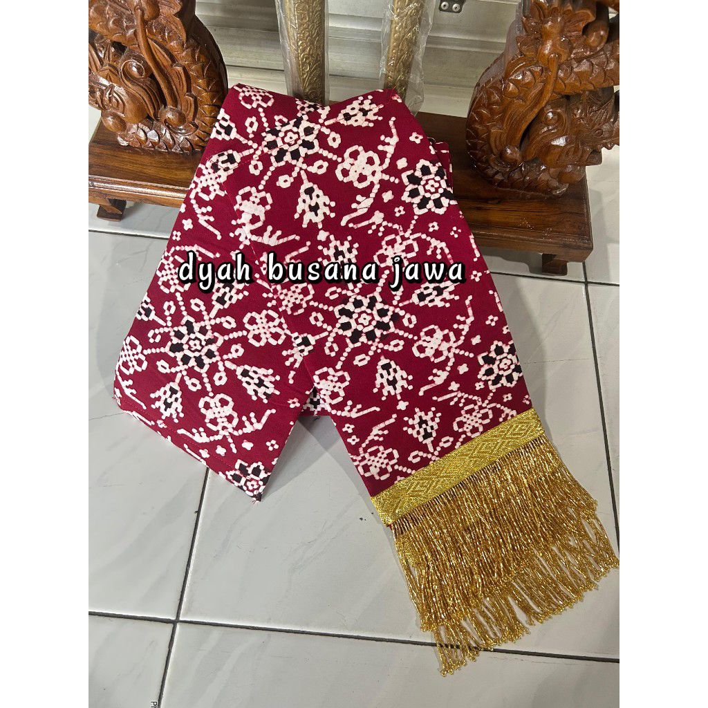 Jual SABUK CINDE BORO GOBYOK STAGEN CINDE BUSANA ADAT JAWA SABUK BESKAP ...