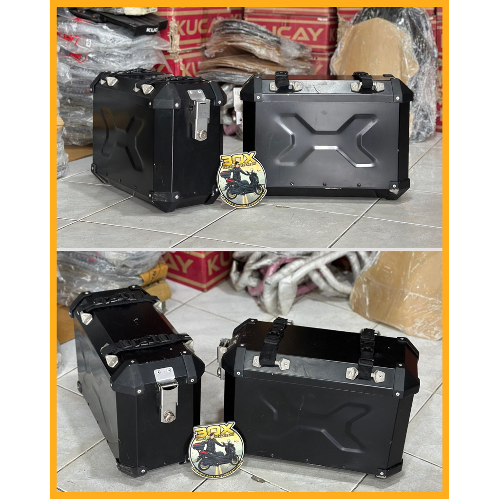 Jual Sidebox Badak Hitam 24 Liter Pannier Box | Shopee Indonesia