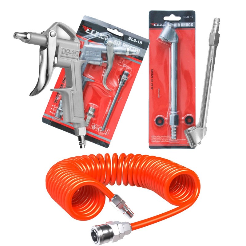 Jual Paket 3in1 Tekiro Alat Isi Angin Kompresor Air Duster Gun + Tire ...