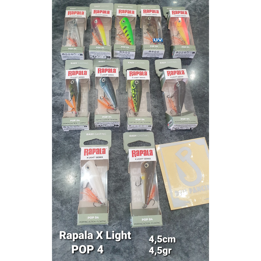 Jual Lure Popper Rapala X-Light Pop 04 - Mini Popper | Shopee Indonesia