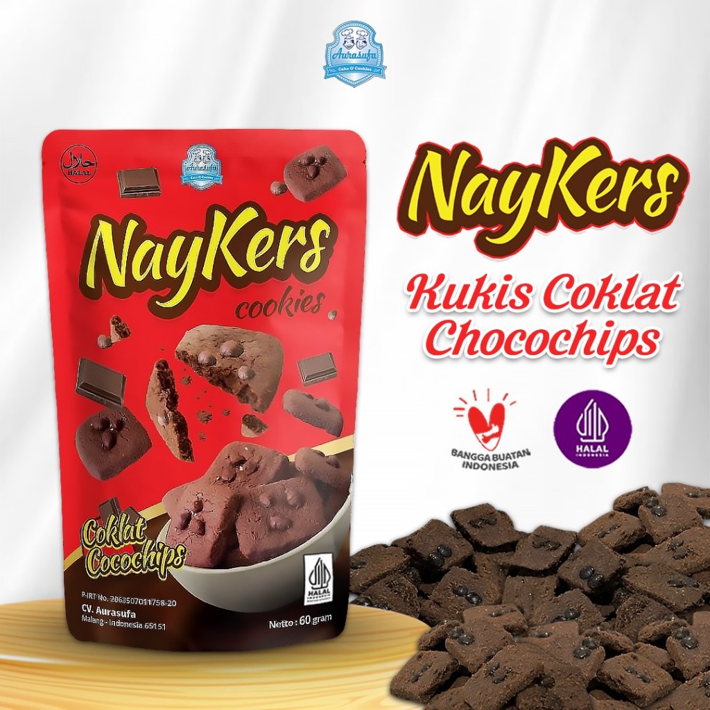 Jual Snack Chocolate Chocochips Cookies Cemilan Makanan Kukis Coklat ...