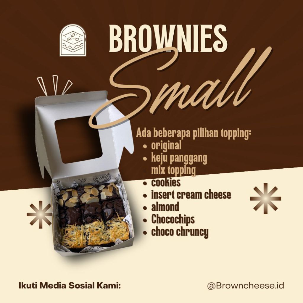 Jual Fudgy Brownies Panggang 10x10 Browncheese | Shopee Indonesia
