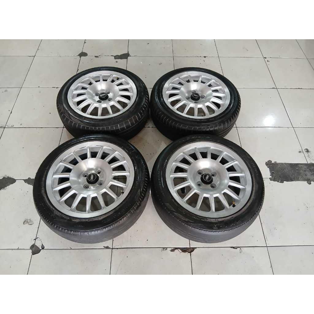 Jual VELG MOBIL RACING RALLY LOOK SSR RING 16 LEBAR 7 LUBANG BAUT PCD 4X100 ET40 PELEK MOBILIO ...