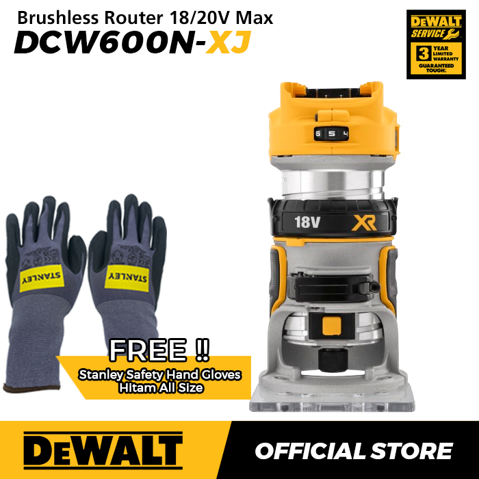 Jual Dewalt Brushless Router 18/20V Max DCW600N-XJ (Unit Only) | Shopee ...