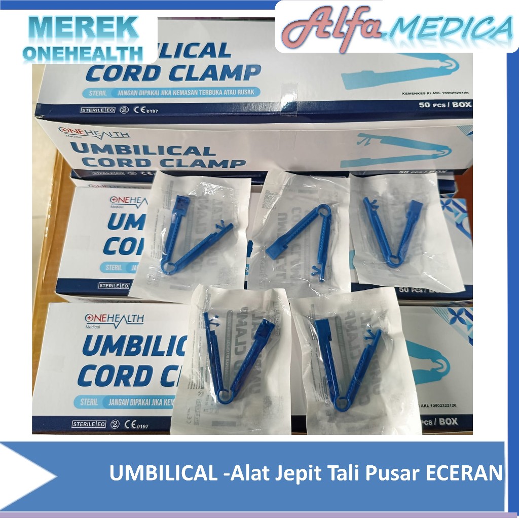 Jual [BOX] Umbilical Cord Klem Murah / Umbilical penjepit tali pusar ...
